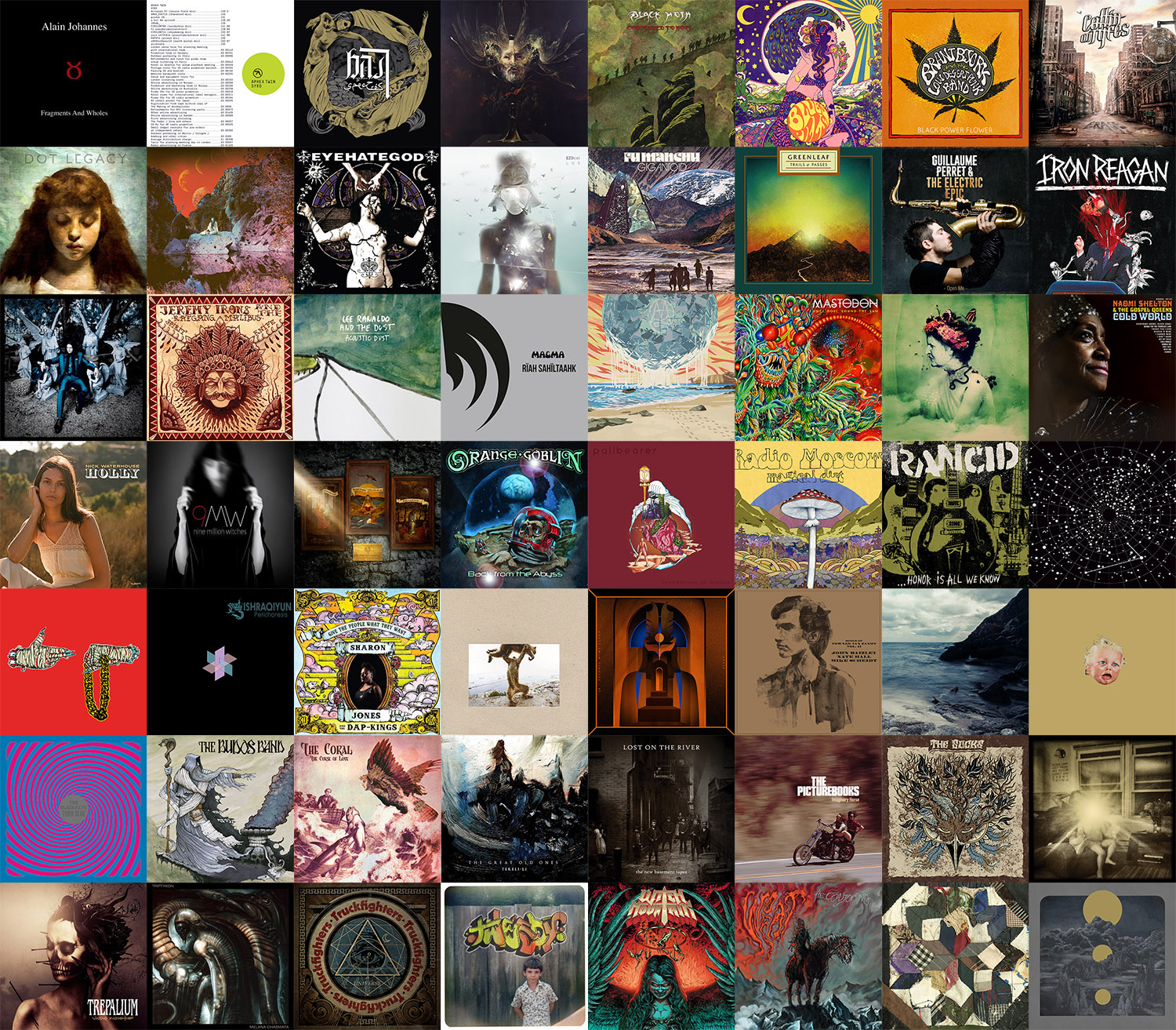 Les albums de 2014 – Sylvain Golvet